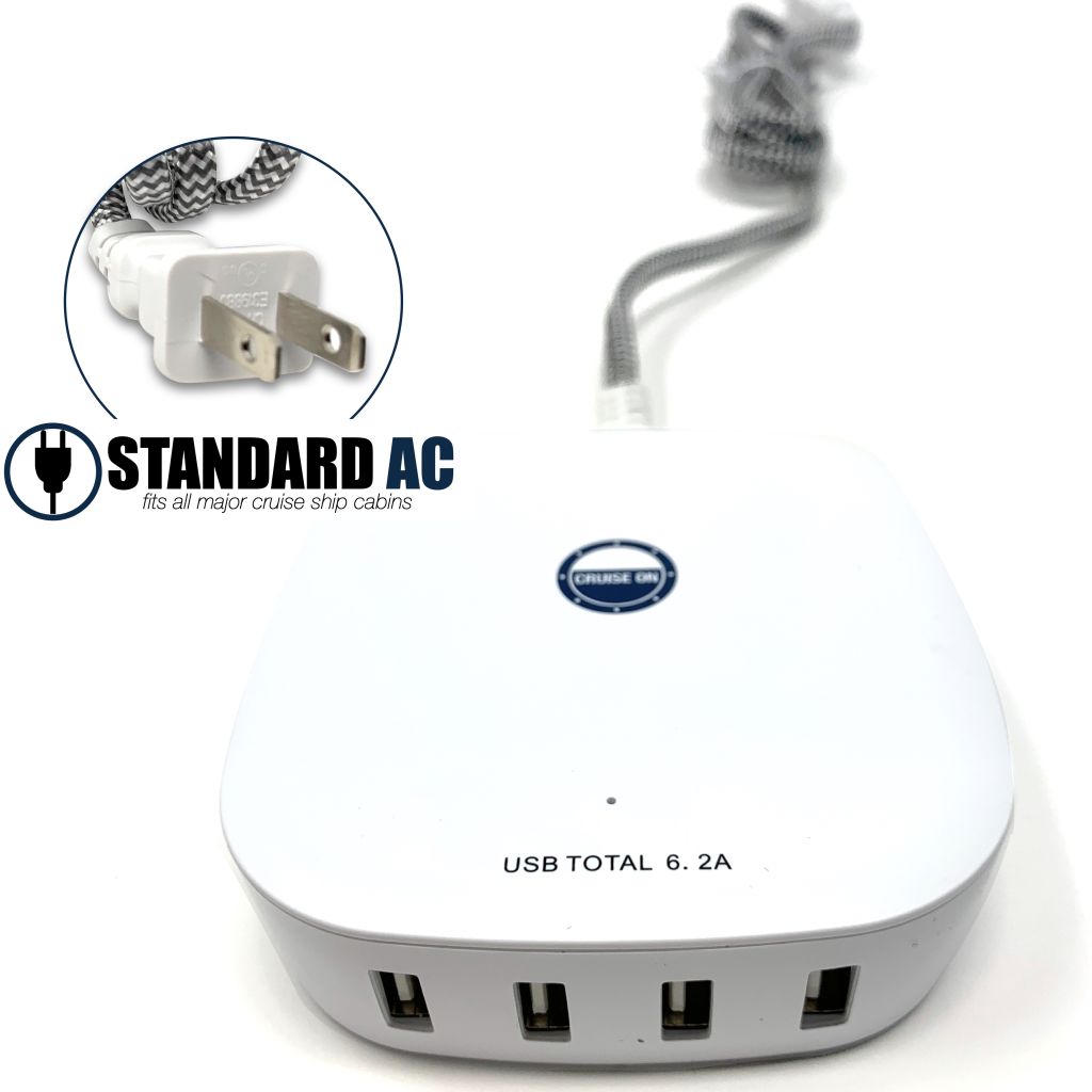 Cruise USB Hub Power Strip with Four USB ports (Non Surge) – Cruise On