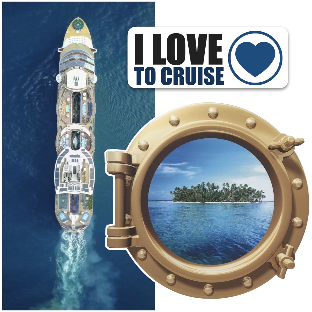 Cruise Ship Porthole Sticker - Great Cruise Door Decoration – Cruise On