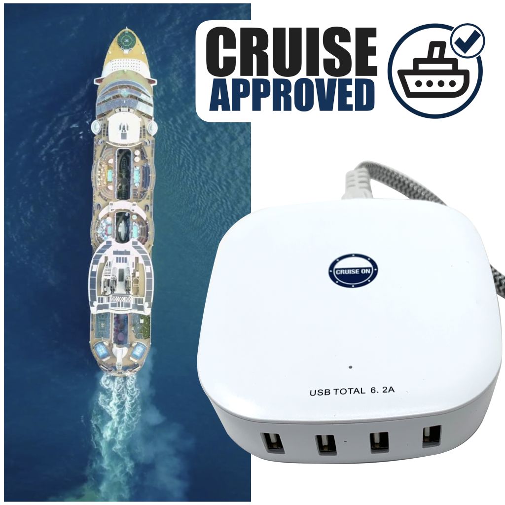 Cruise USB Hub Power Strip with Four USB ports (Non Surge) – Cruise On